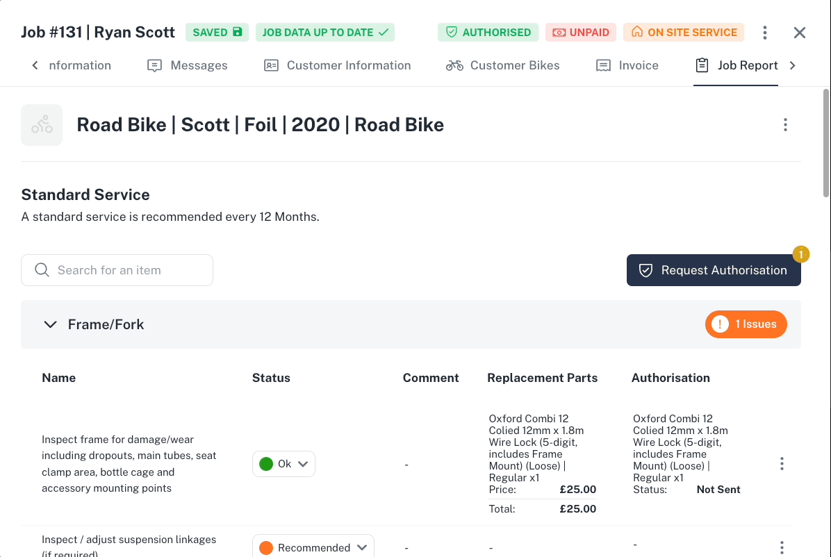 Workshop by Bikebook | Bike Shop Management Software